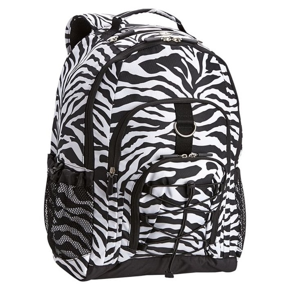 Pottery Barn Teen | Bags | Pb Teen Personalized Sophia Black Zebra ...